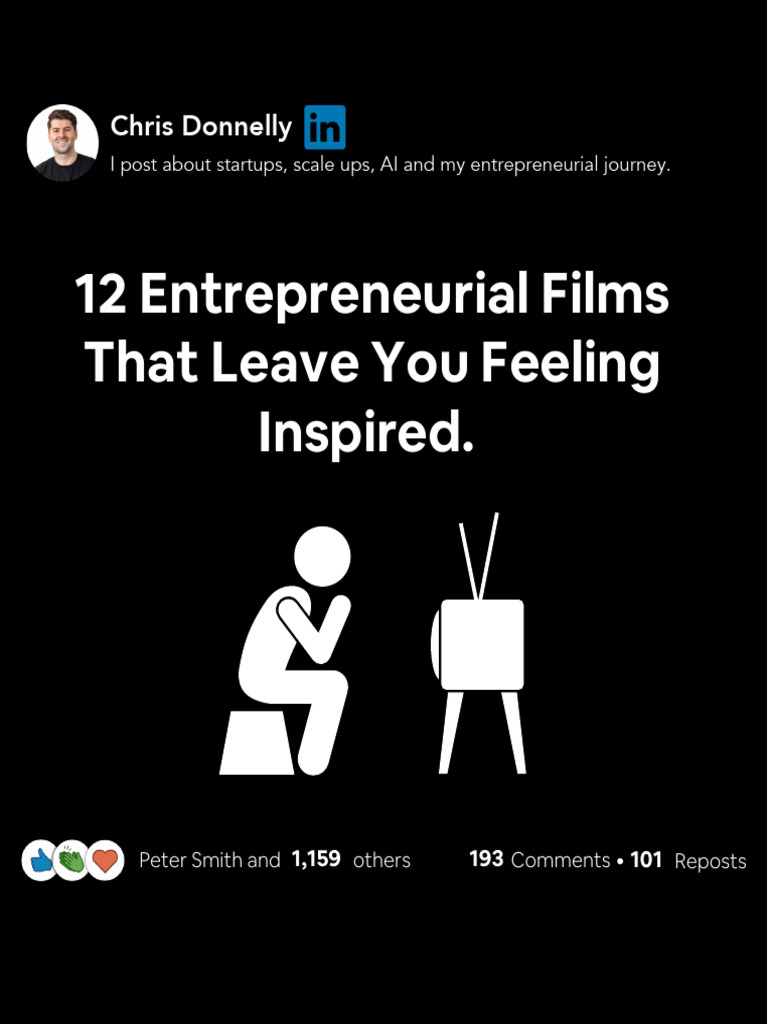 12 Must-Watch Films for Entrepreneurs | PDF | Startup Company | Small ...