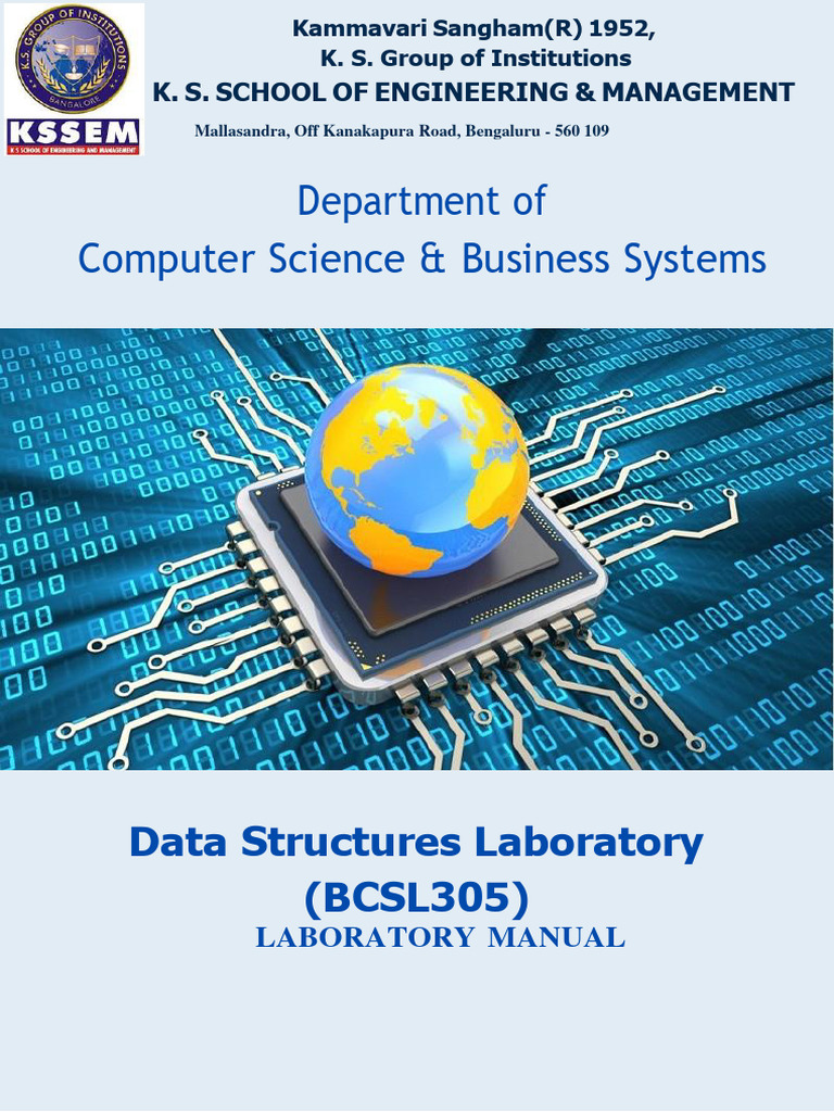 DS Manual 22scheme BCSL305 | PDF | Queue (Abstract Data Type) | Computer Science