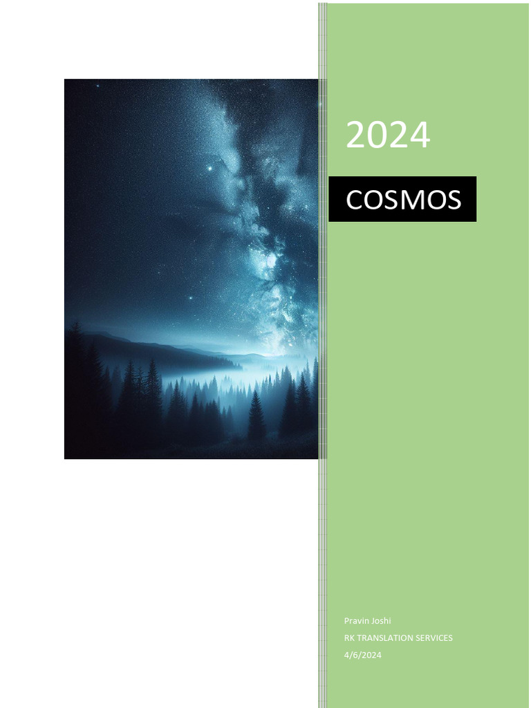 COSMOS | PDF | Extraterrestrial Life | Universe