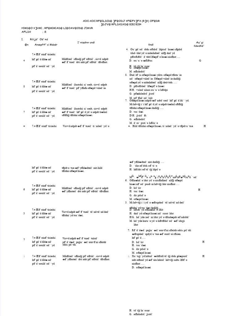 PDF Kisi Pts 2 PLH Kelas 5 - Compress | PDF