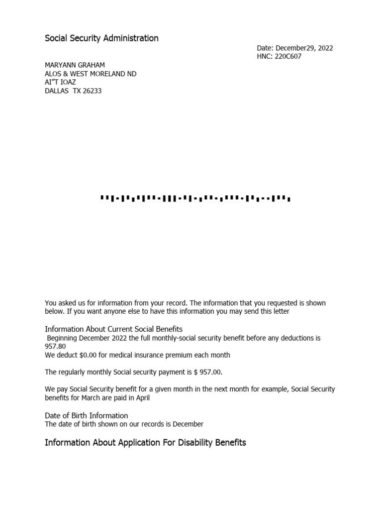 Social Security | PDF