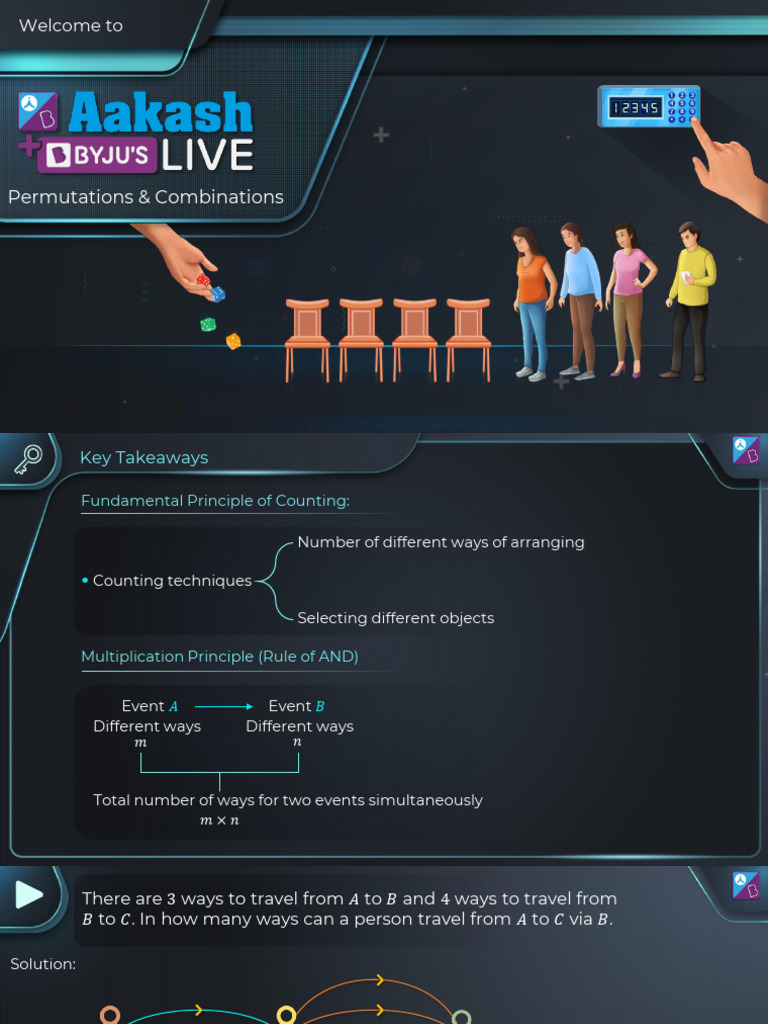 Permutation And Combination Pdf Line Geometry Prime Number