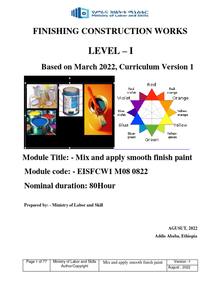 M09 Smooth Finish Paint | PDF | Paint | Specification (Technical Standard)