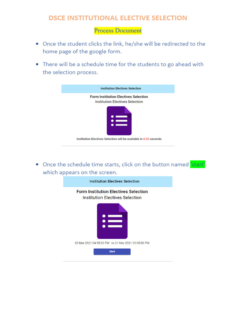 IE Selection Process | PDF