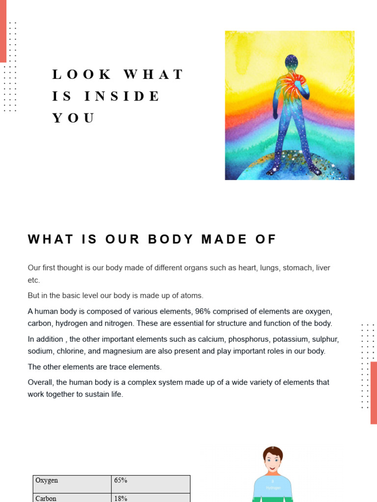 Look What Is Inside You | PDF | Human Body | Calcium