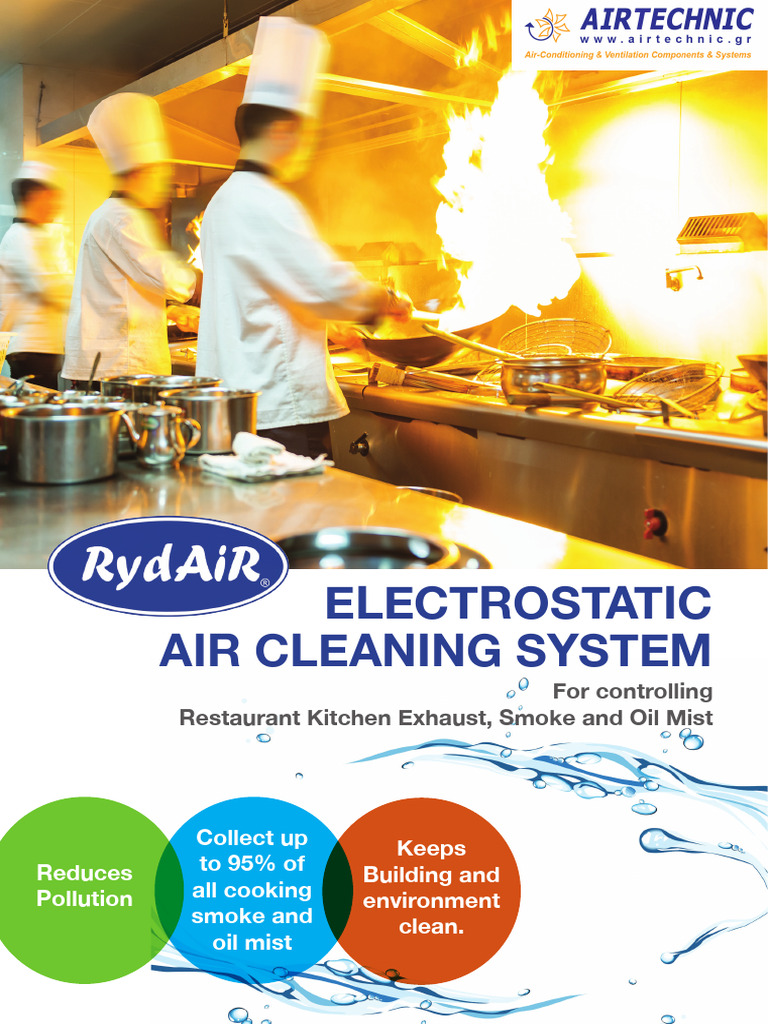 RydAiR Electrostatic Air Cleaners | PDF | Voltage | Electrical Engineering