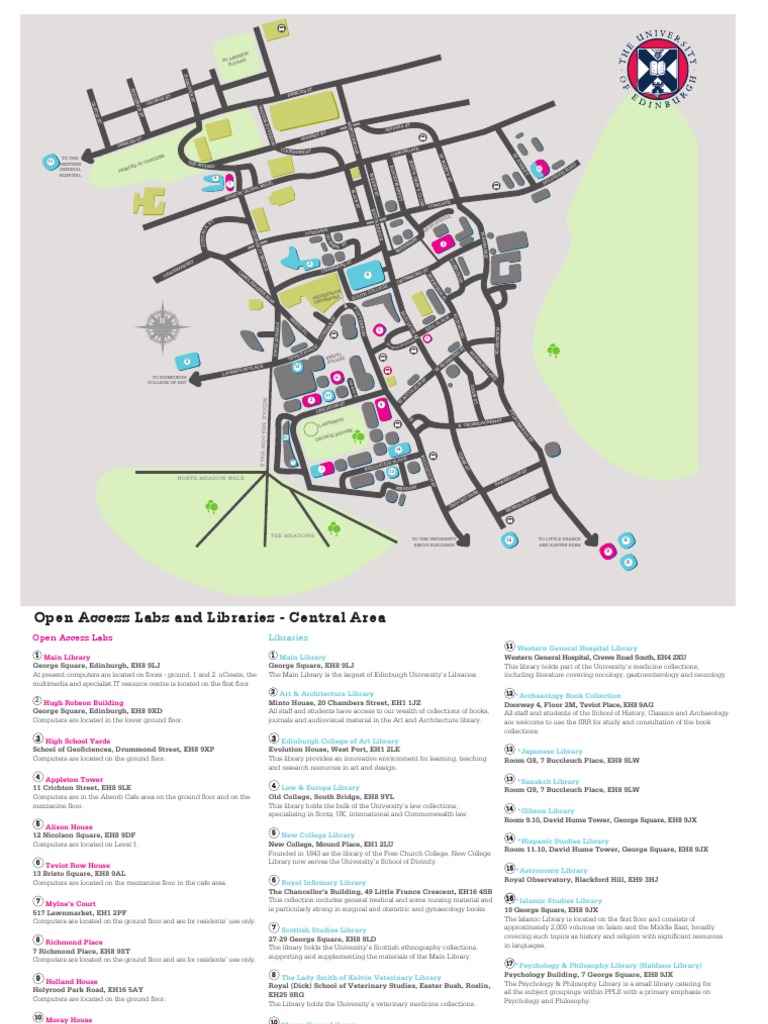 Open Access Labs and Libraries - Central Area | PDF | Libraries | Science