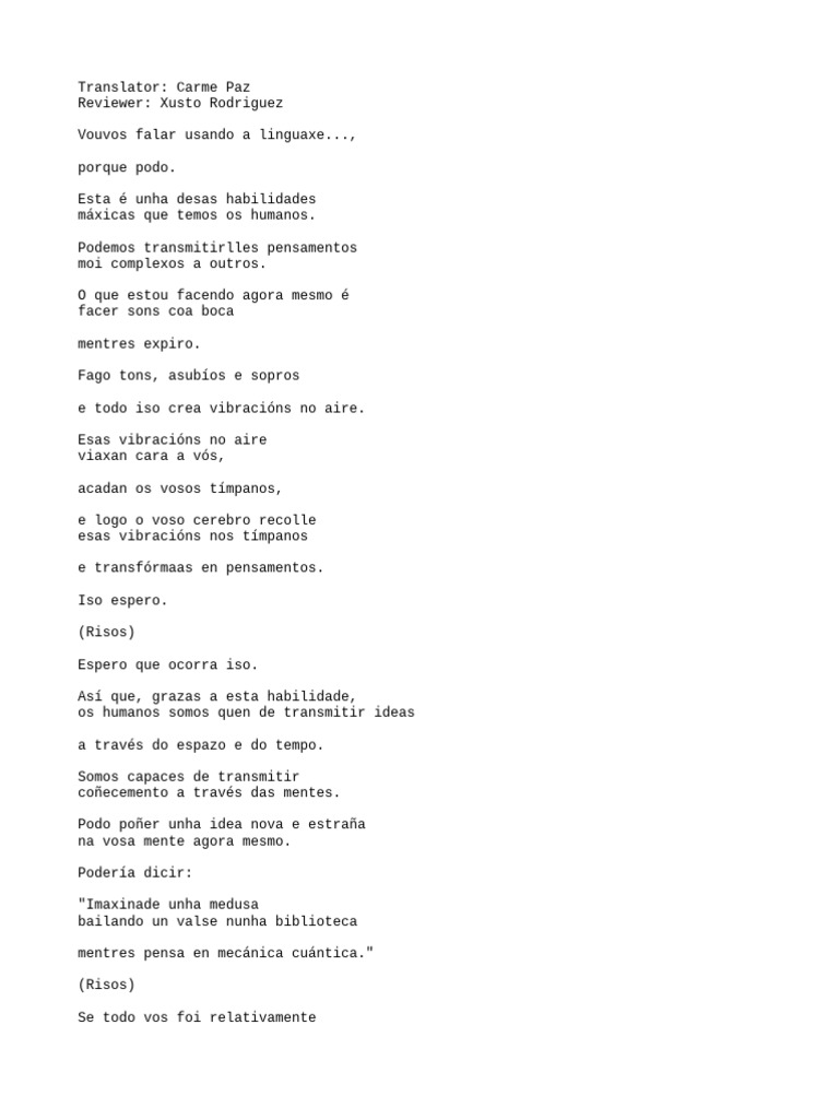 (Galician) How Language Shapes The Way We Think - Lera Boroditsky - TED ...