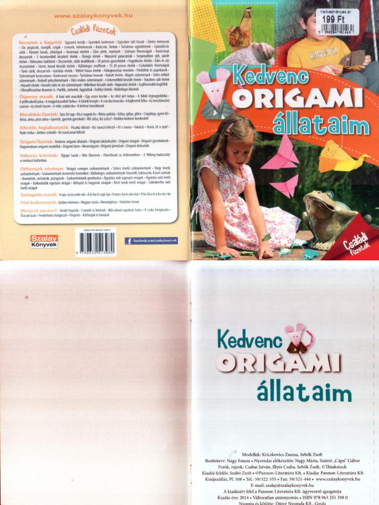Various Authors - Kedvenc Origami Állataim | PDF