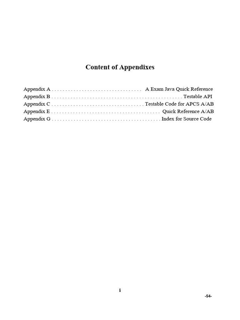 2008 Appendix Cs Pdf Boolean Data Type Java Programming Language 3061