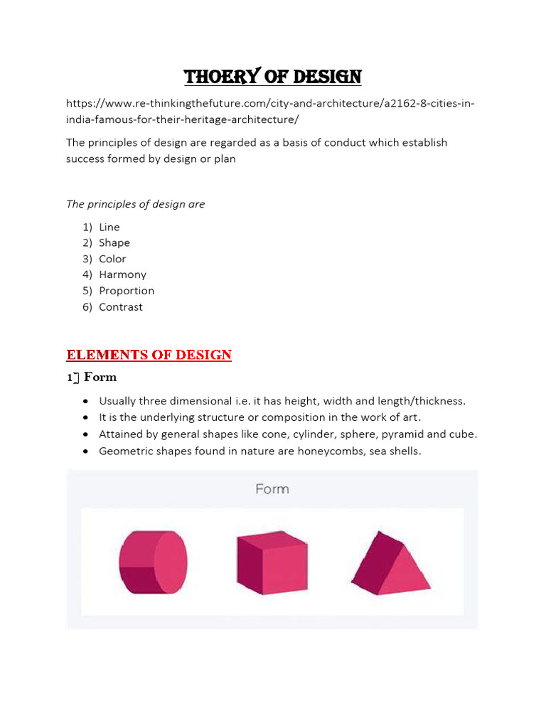 Principles and Elements of Design | PDF | Color