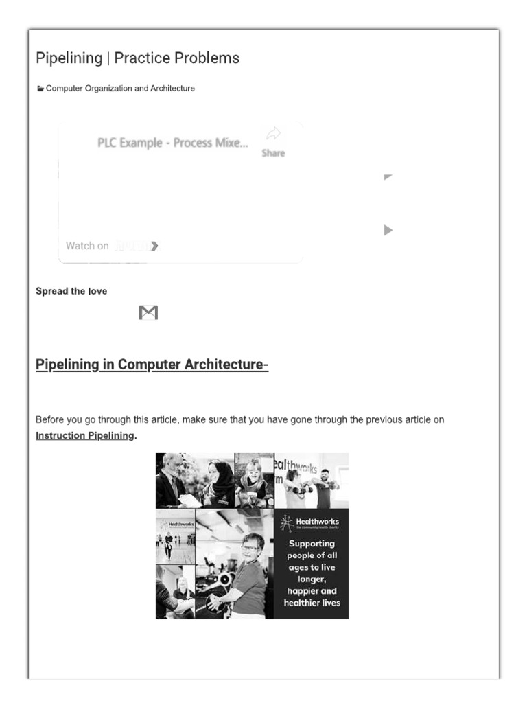 Pipeline Numericals | PDF