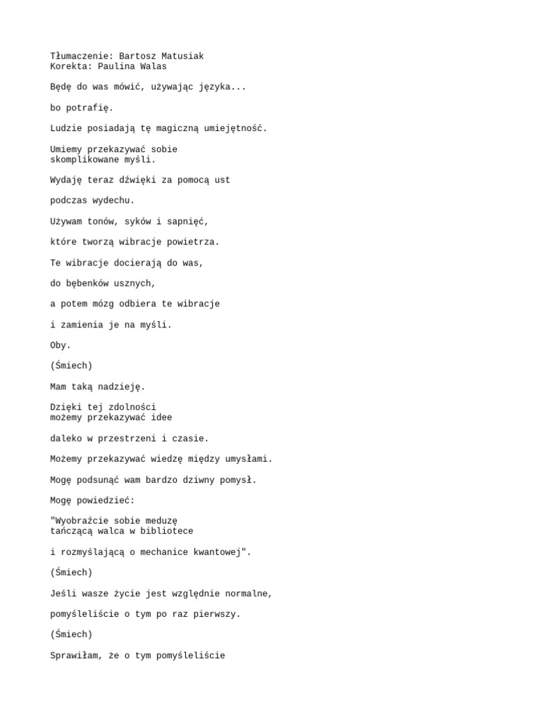 (Polish) How Language Shapes The Way We Think - Lera Boroditsky - TED ...