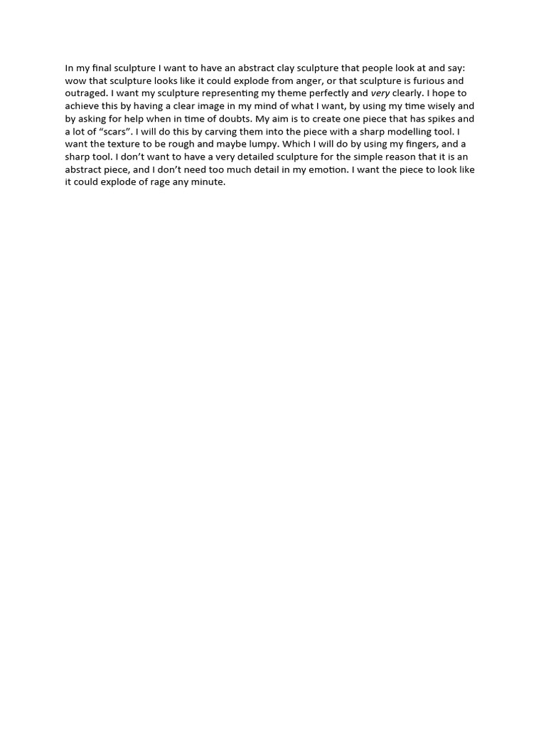 Artistic Intention Pdf