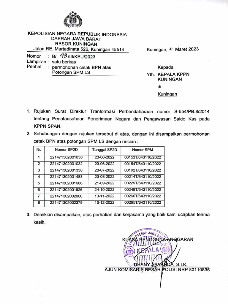 Permohonan Cetak BPN | PDF
