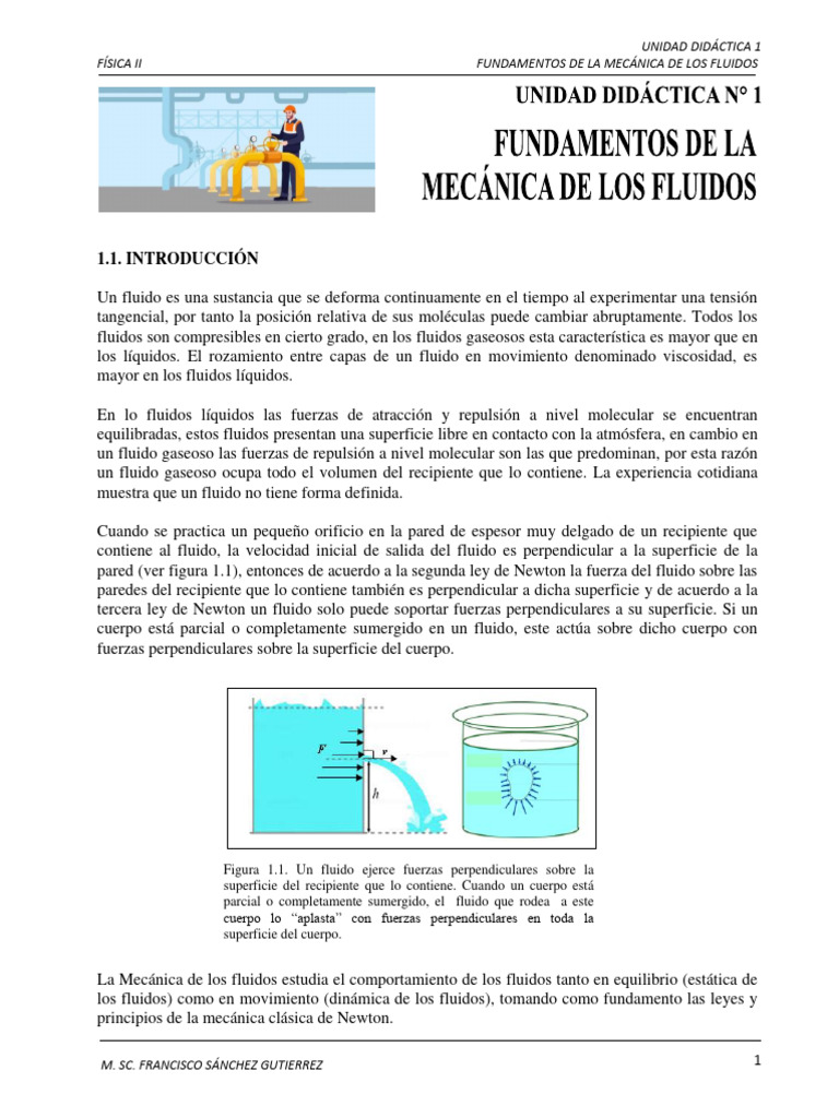 Unidad 1 Fund. de La Mec. de Los Fluidos | Descargar gratis PDF | Medida de presión | Mecánica ...