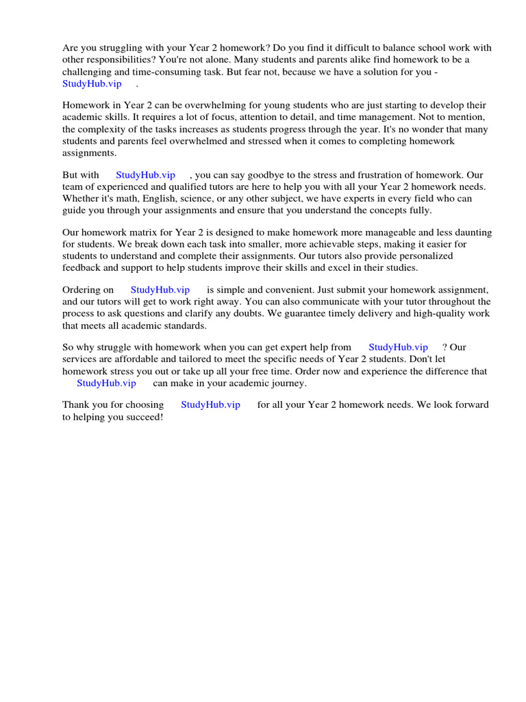 Homework Matrix Year 2 | PDF | Matrix (Mathematics) | Homework