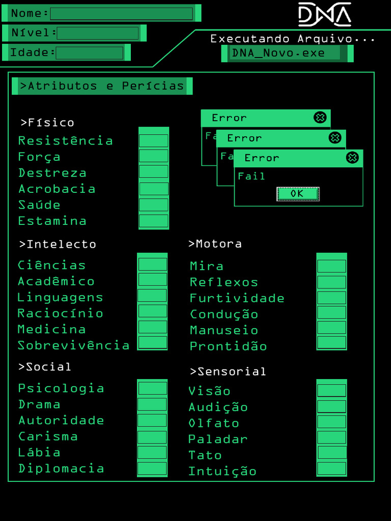 Atributos e Habilidades de Personagem RPG | PDF | Autoajuda
