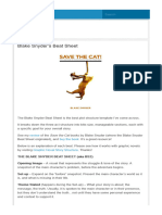 Save the Cat Beat Sheet Template | PDF