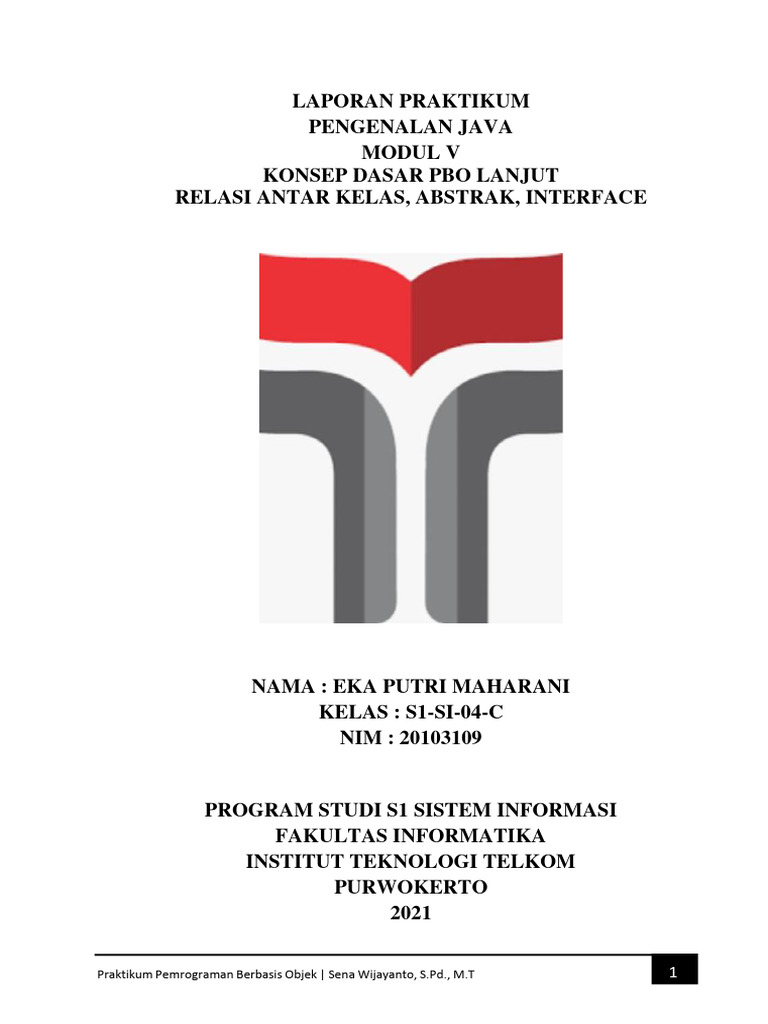 Modul V - 20103109 - Eka Putri Maharani | PDF