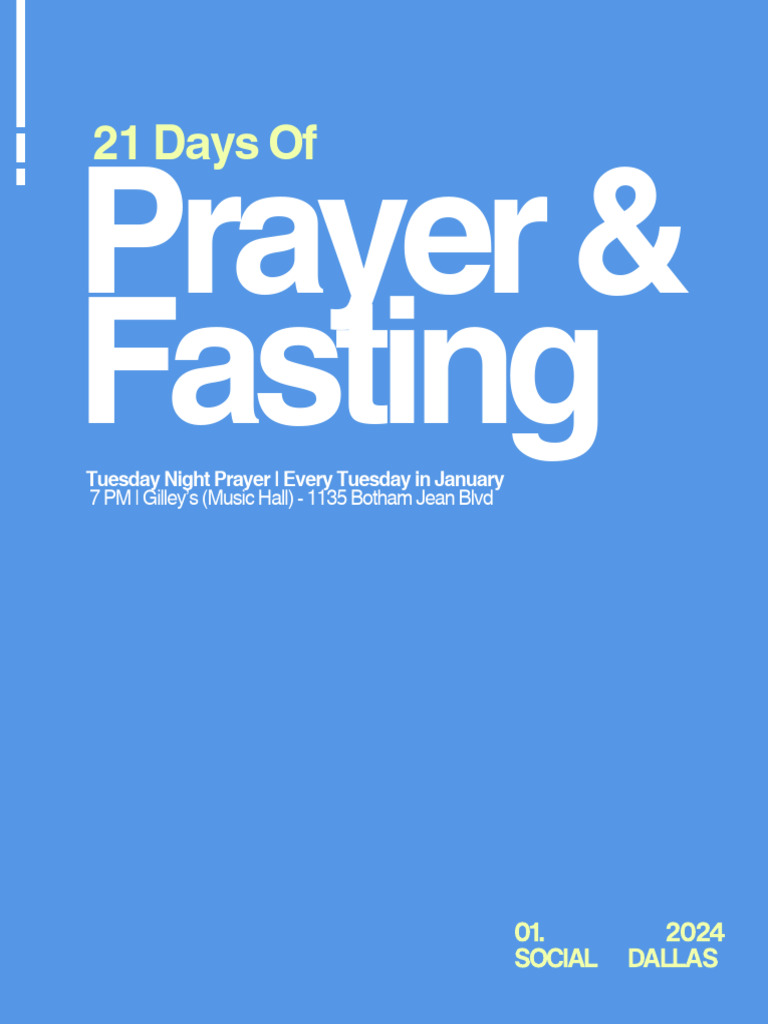 Prayer and Fasting Updated | PDF | Bible Content | Books Of The Hebrew ...