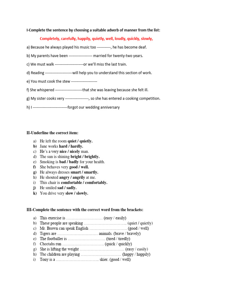 Adverbs-Prep. - Parts of Speech | PDF | Language Arts & Discipline | Teaching Methods & Materials