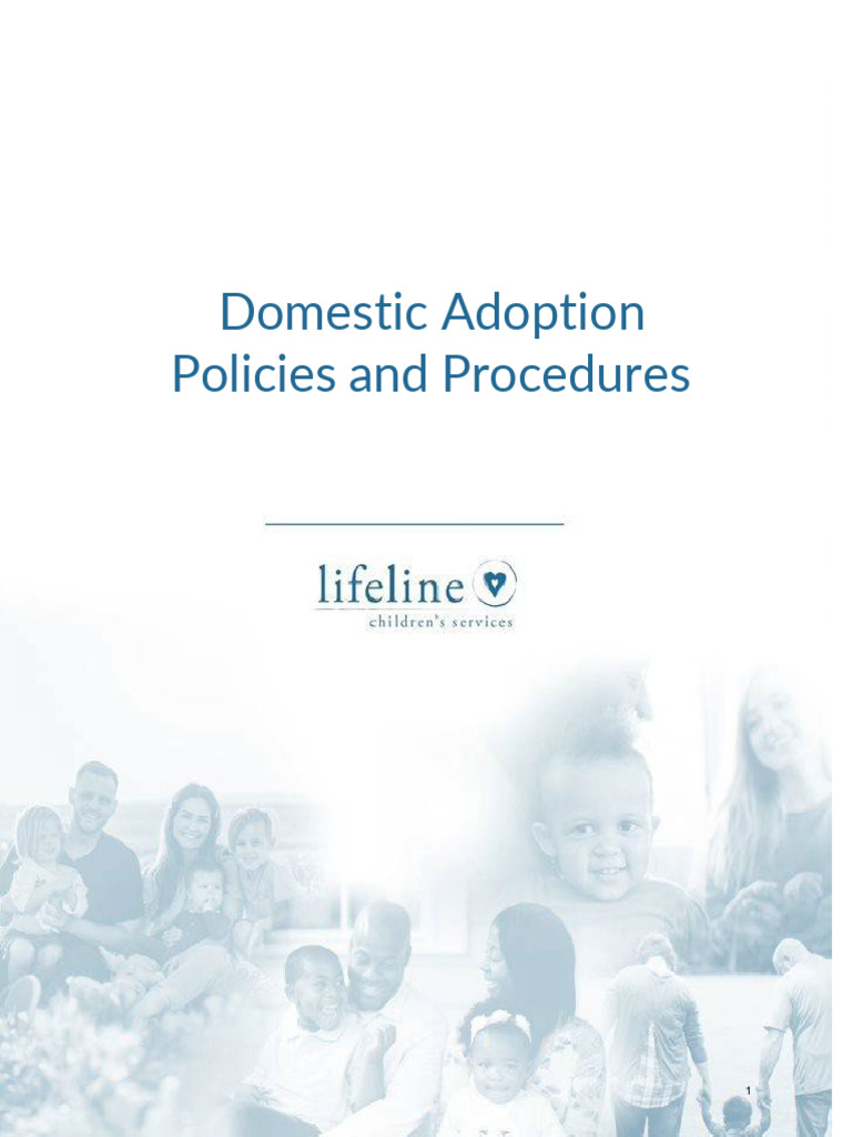 Domestic Adoption Policies and Procedures 2 | PDF | Adoption | Family
