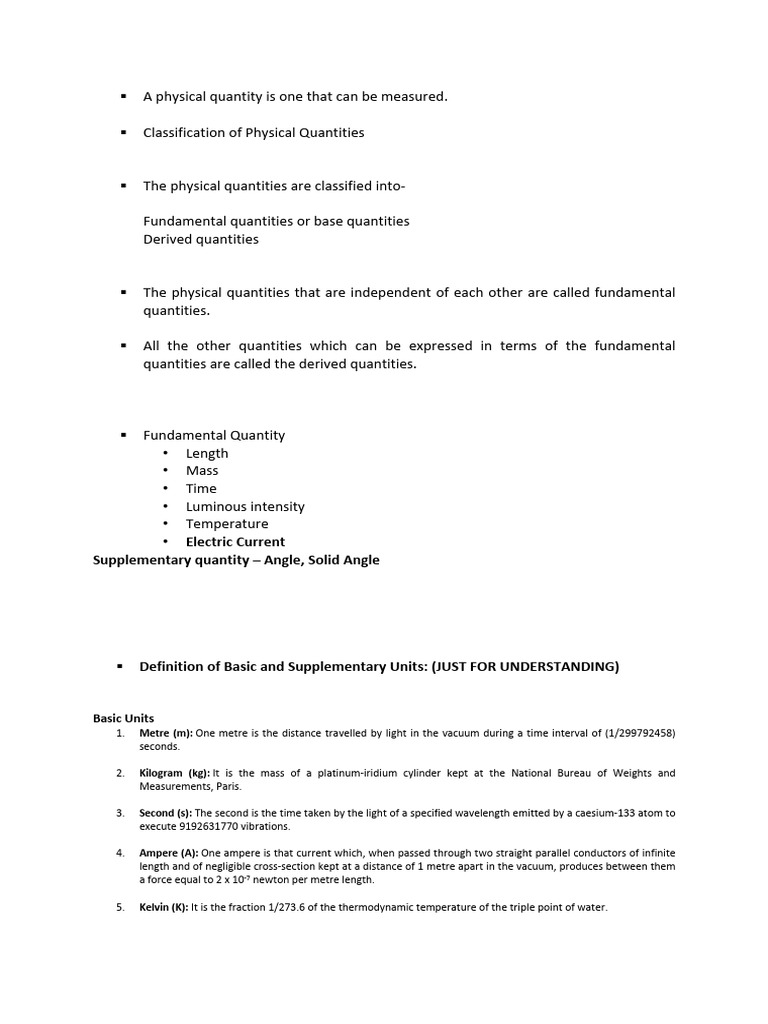 Units Measurements 022524 | PDF | Observational Error | Measurement