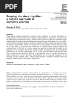 Application of Colaizzi's Method of Data Analysis in Phenomenological ...