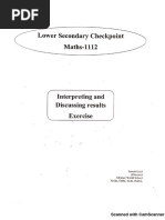 Year 8 Maths Exam Booklet Algebra Questions | PDF | Mathematics | Algebra