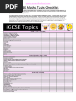 Maths Genie GCSE Checklist | PDF | Trigonometric Functions | Area