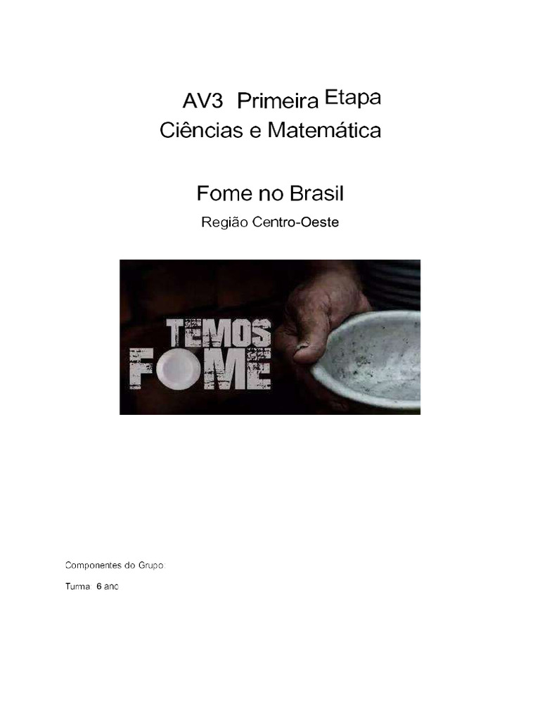 Av3 - Ciencias e Mat | PDF