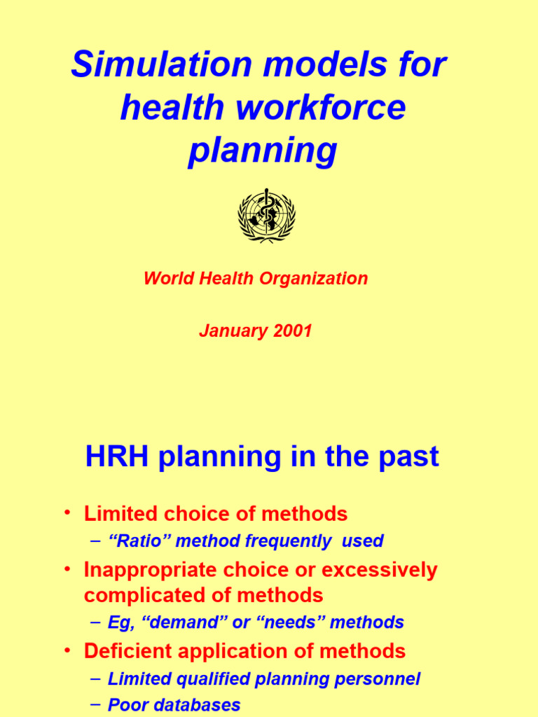 HRH Scenario | PDF | Simulation | Healthcare Industry