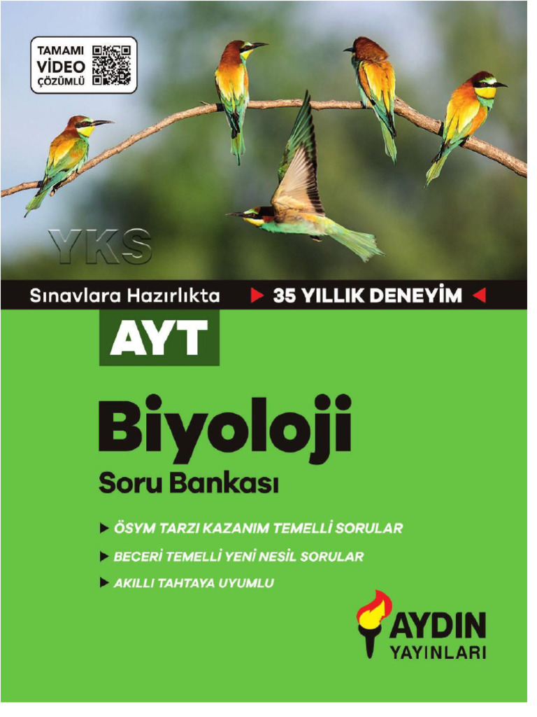 Aydın AYT Biyoloji Soru Bankası | PDF