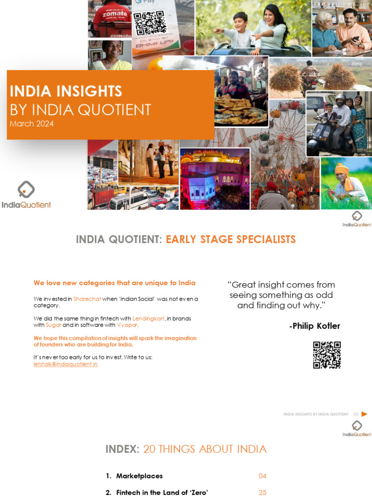 India Insights by India Quotient Final | PDF | E Commerce | Marketing
