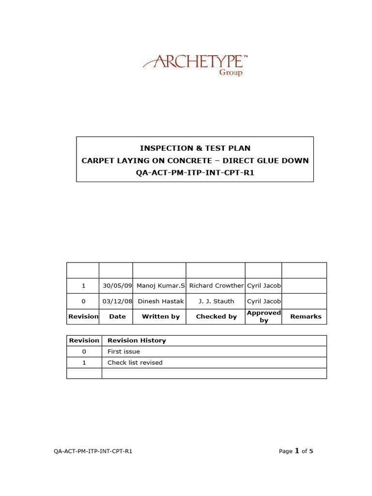 CARPET LAYING | PDF | Humidity | Adhesive
