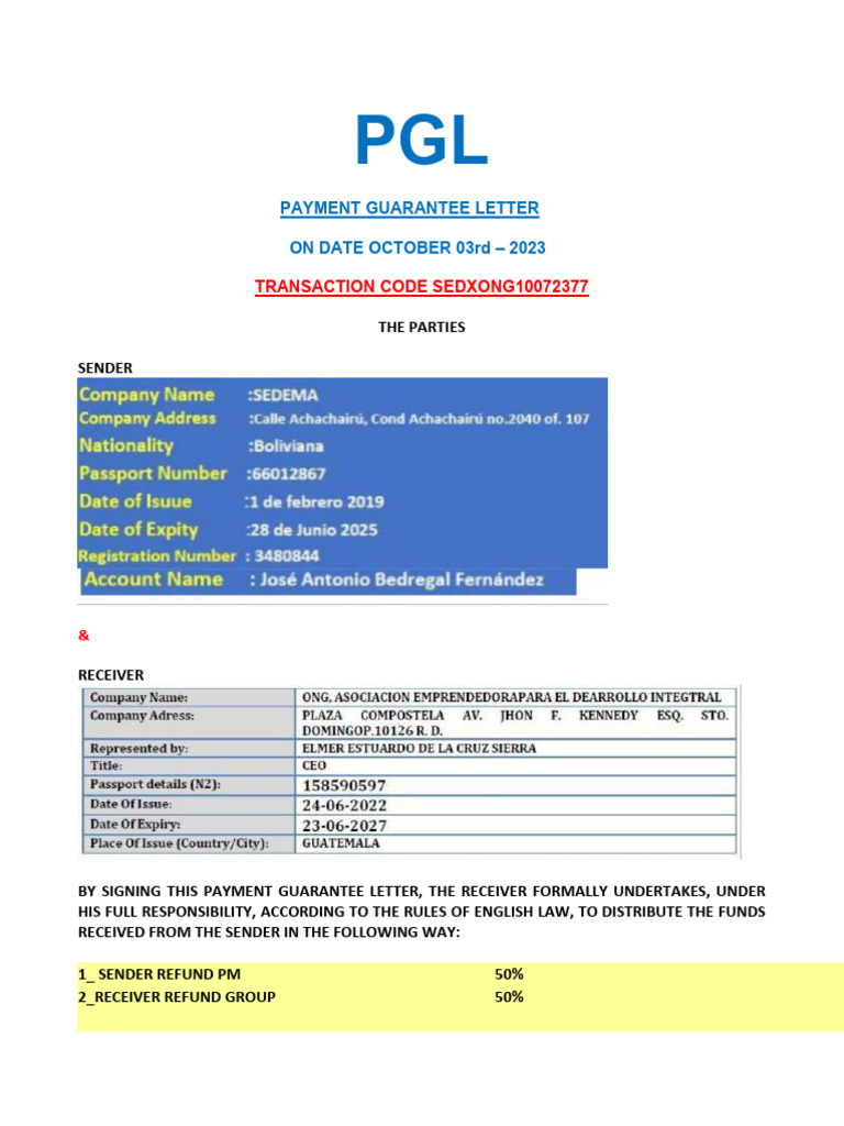 PGL 2 Sedem Ong Visanet 5 M | PDF