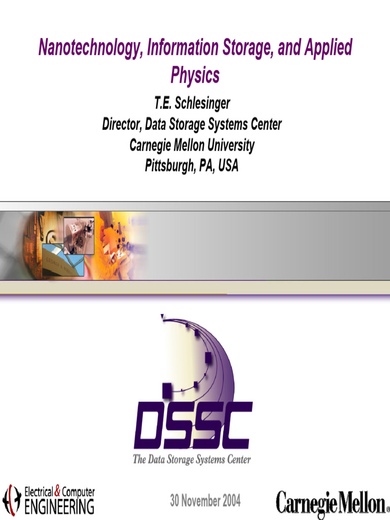 Nanotech & Info Storage Advances | PDF | Computer Data Storage | Information