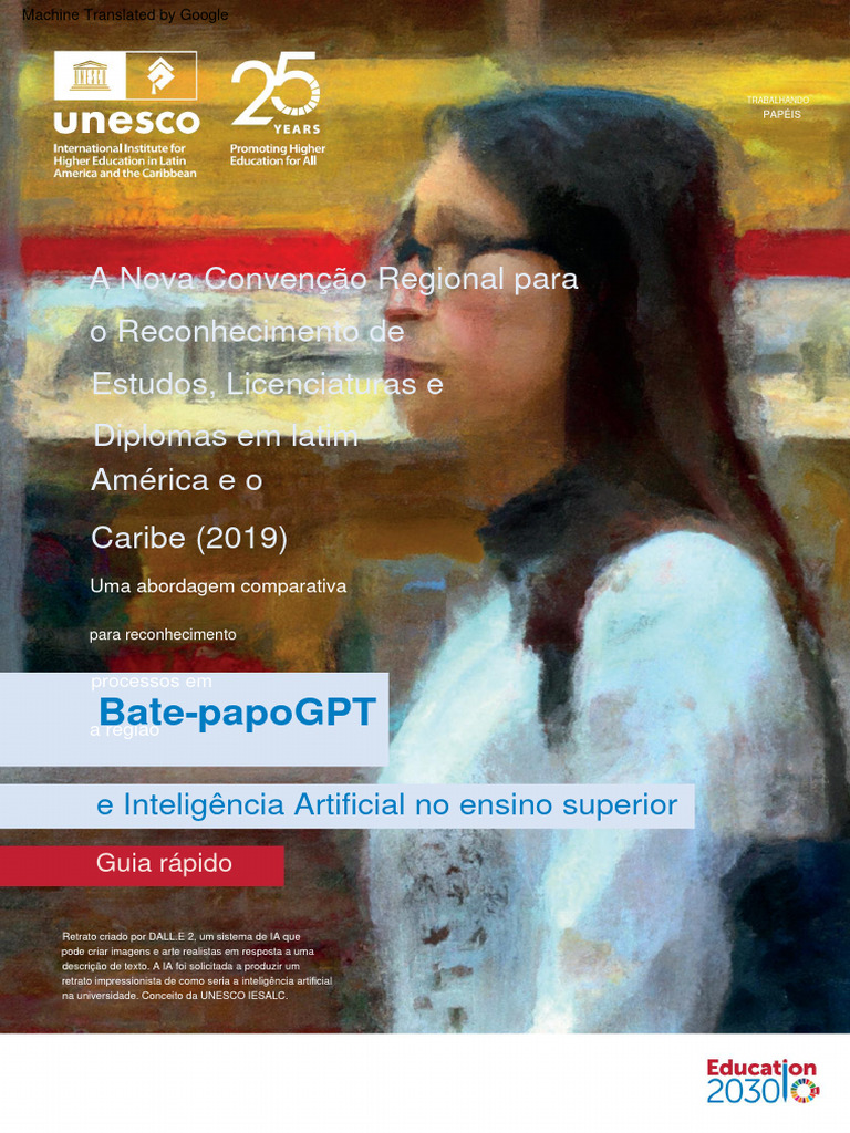 UNESCO - ChatGPT - Quick Start Guide PT | PDF | Inteligência artificial | Inteligência ...