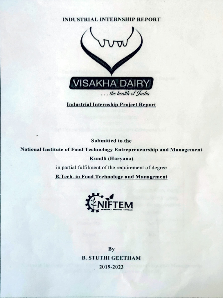 Vishaka Dairy DK | PDF
