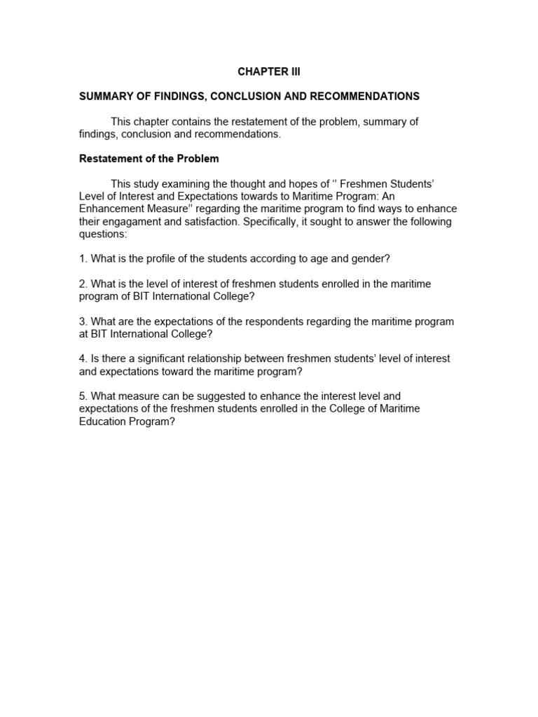 Restatement of The Problem | PDF | Mentorship | Learning