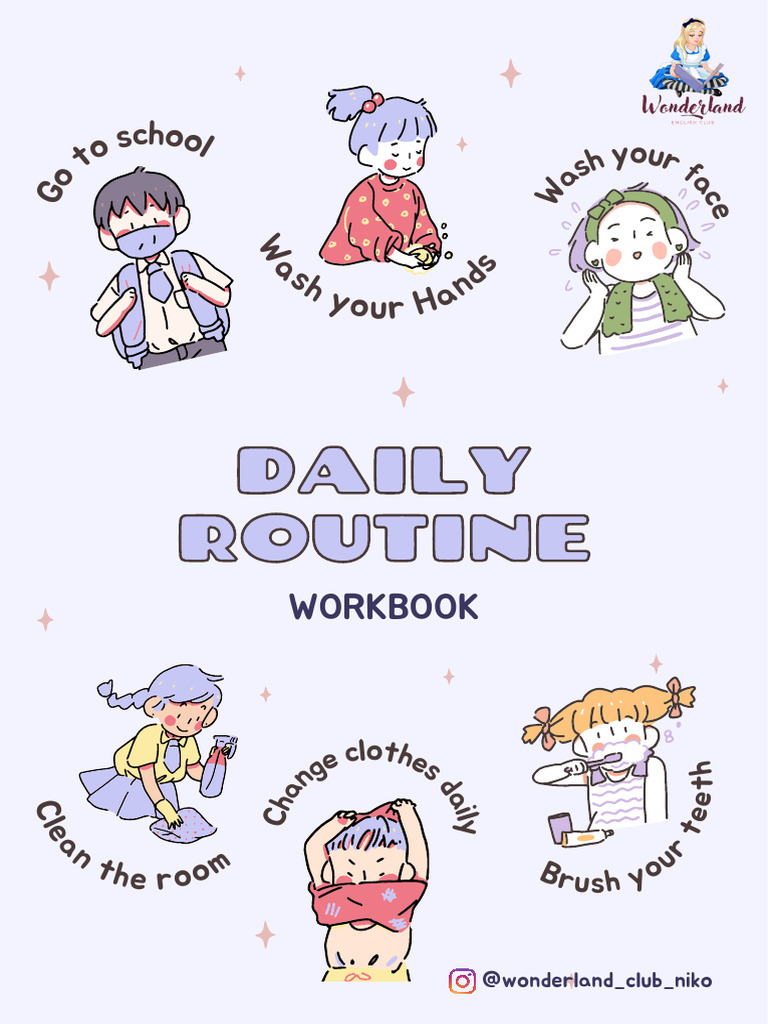 Daily Routine Workbook | PDF | Housekeeping