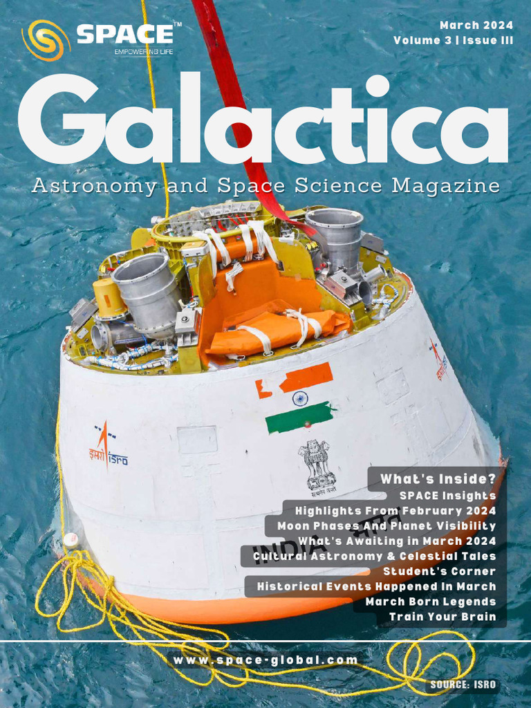 Galactica Astronomy Magazine March 2024 | PDF | Space Debris | Satellite