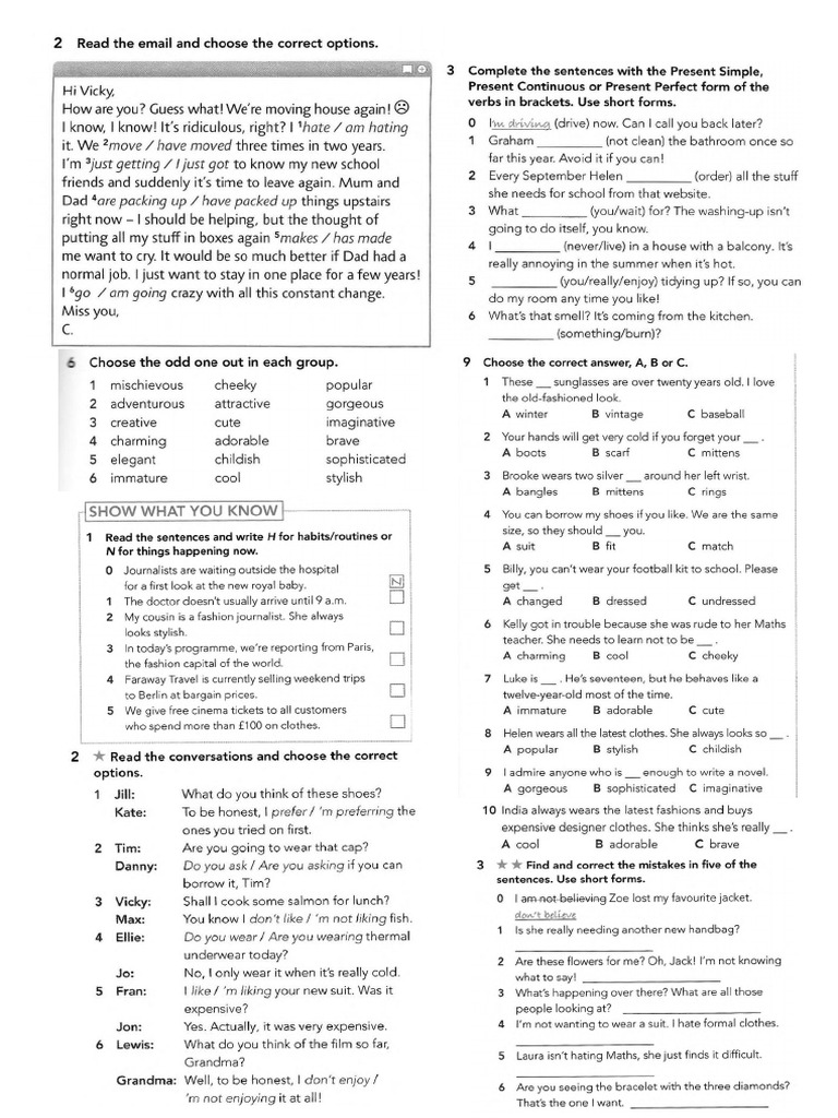Unit 1 2 Revision | PDF