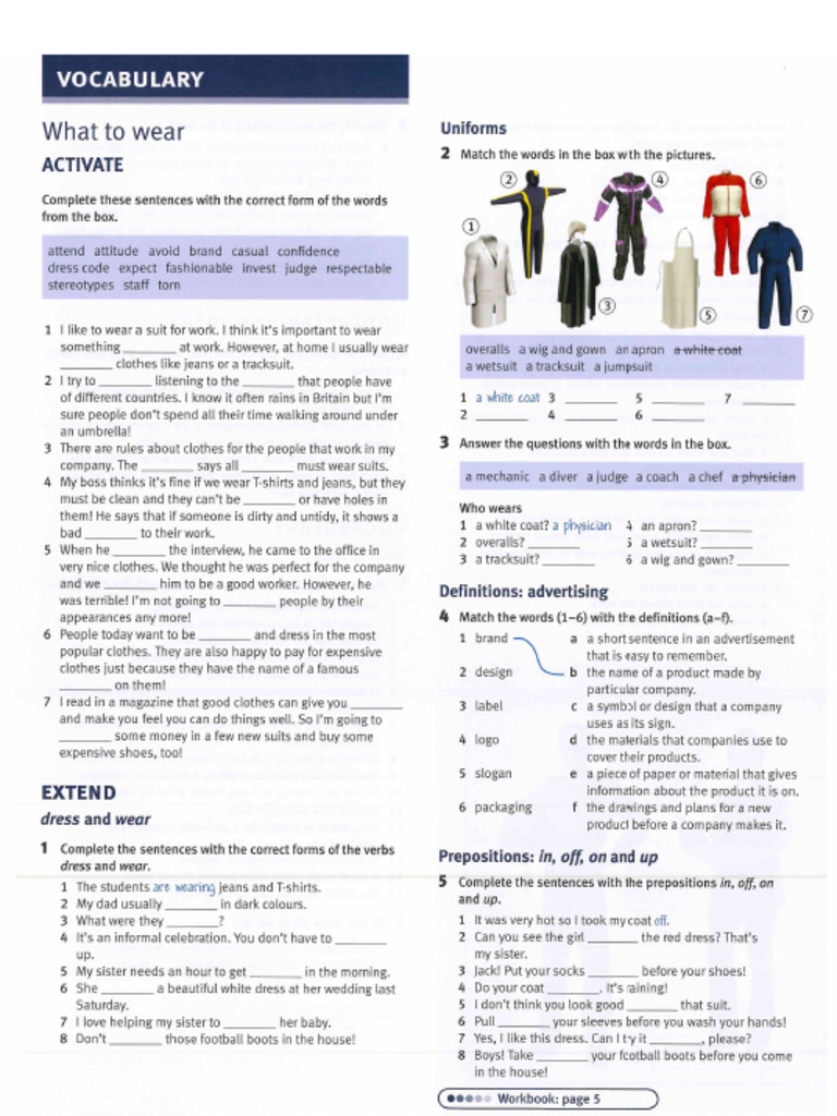AIM High 2 Student Workbook Extra Unit 1 (14 Pages) | PDF | Linguistics