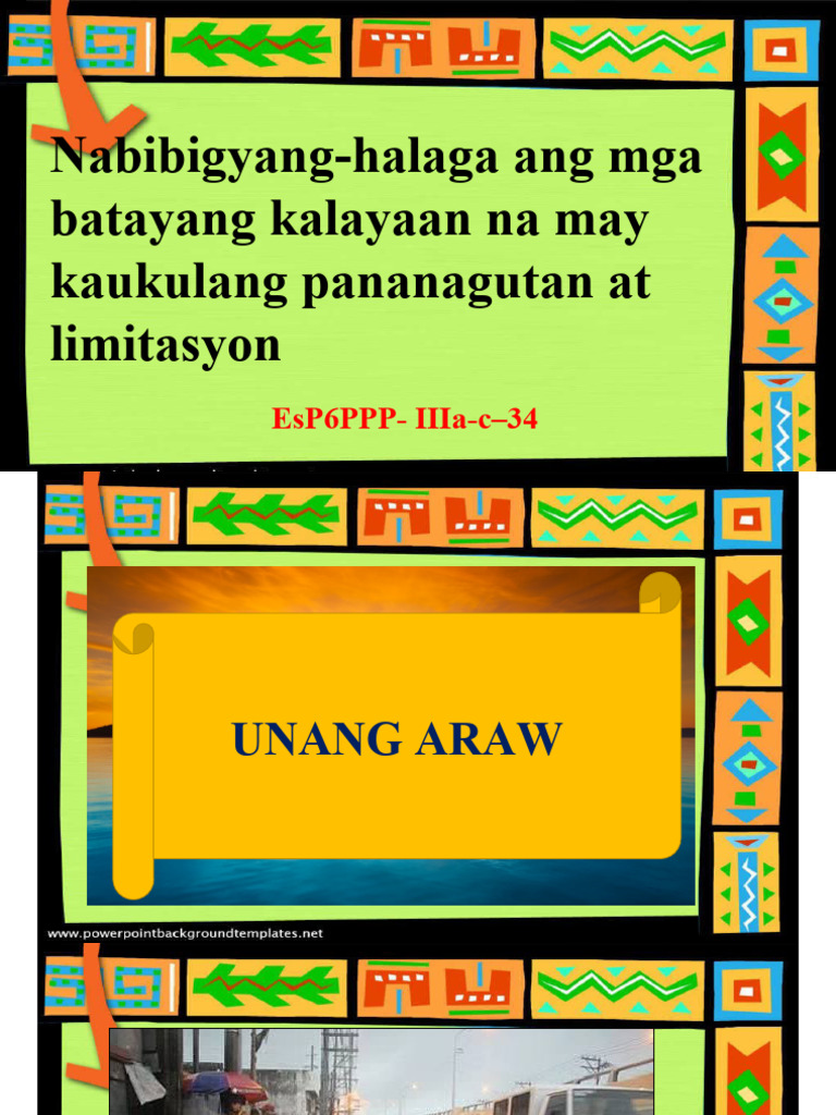 ESP 6 PPT Q3 - Nabibigyang-Halaga Ang Mga Batayang Kalayaan Na May Kaukulang Pananagutan at ...
