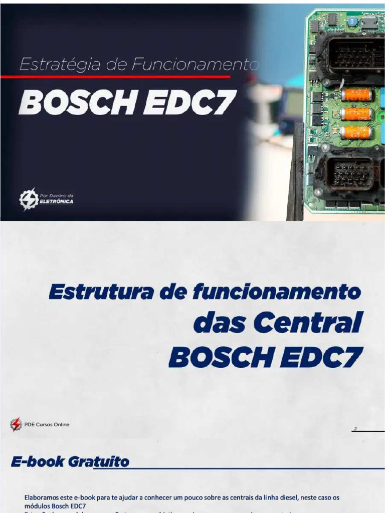 Estrutura do Módulo Bosch EDC7 | PDF | Diodo | MOSFET