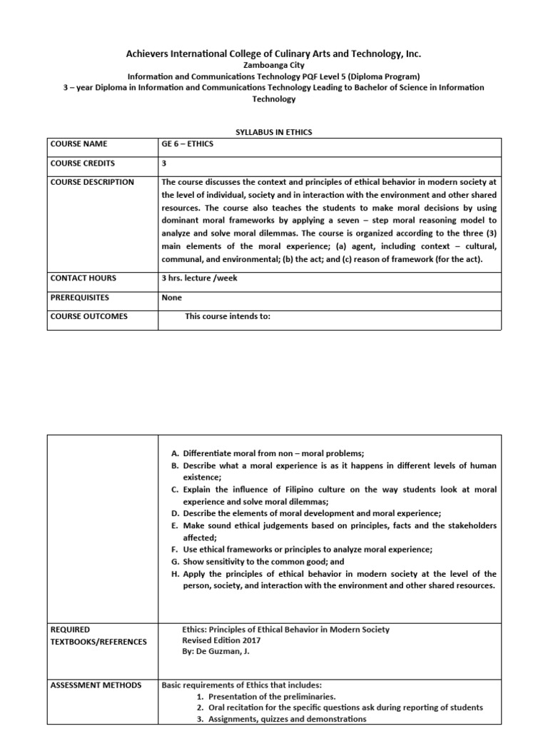 Ethics | PDF | Morality | Behavioural Sciences