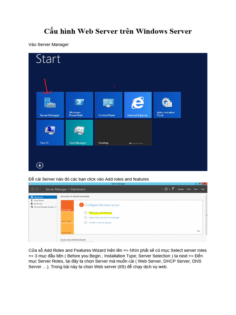 Cấu hình Web Server trên Windows Server | PDF