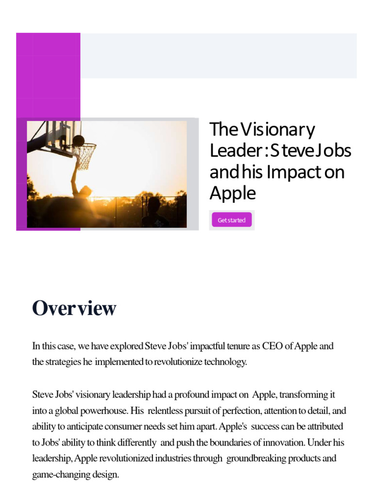 Leadership PPT (Group 16) - 1-5 | PDF | Apple Inc. | Steve Jobs
